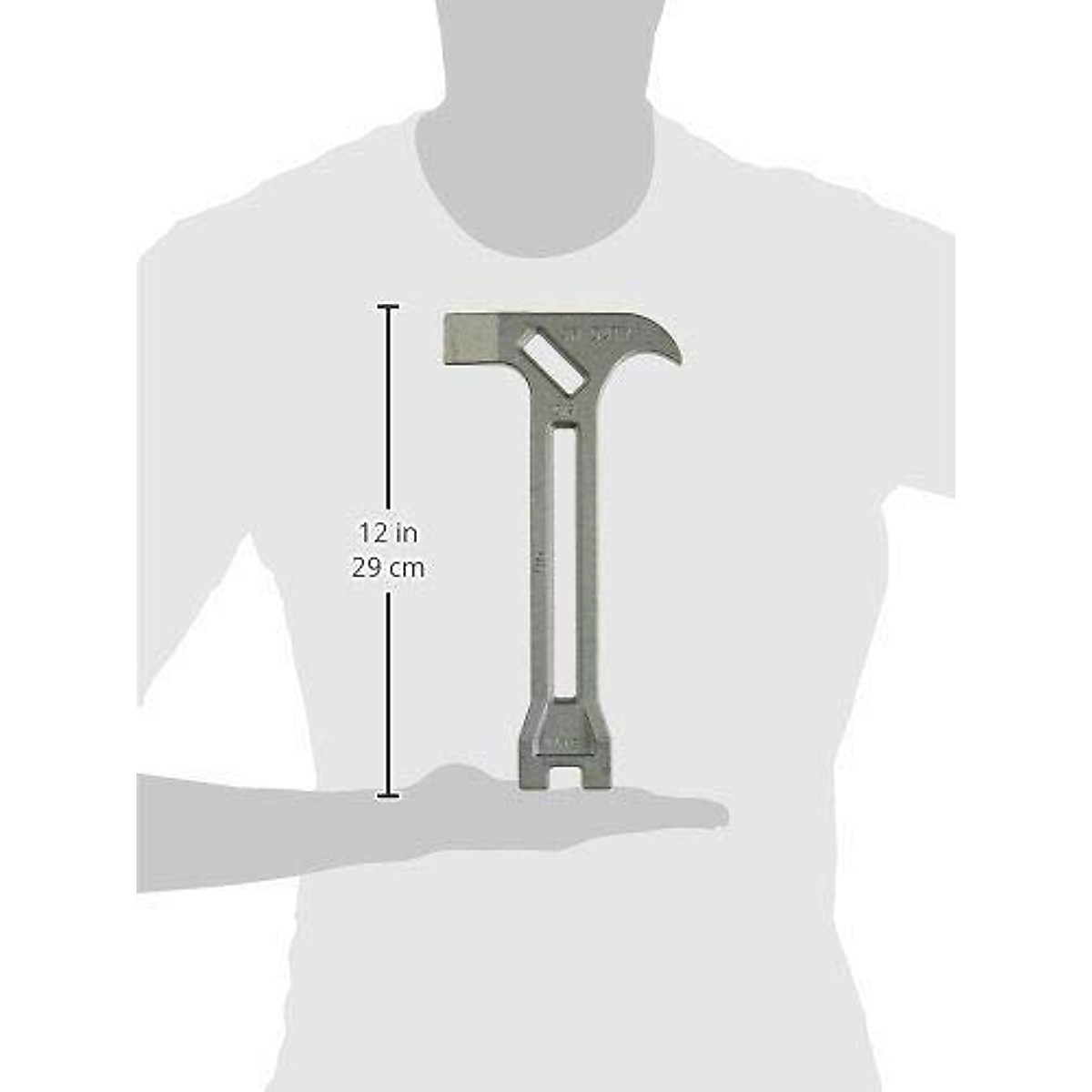 4 in 1 Emergency Tool: Gas & Water Shut Off, Pry Bar, 4 in 1, Non Sparking, Emergency earthquake Gas Shut Off Valve - Fireman Tools - Tool Emergency - Emergency Tools - Gas Turn Off Wrench - Tern Tool