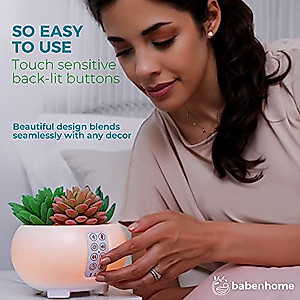 【3 in 1】White Noise Sound Machine for Sleep Adults Kids Baby – White Noise Machine for office privacy & noise canceling - Pink and Brown Noise, Lullaby’s and Nature Sleep Sounds for Deep Restful Sleep