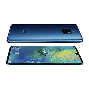 Huawei Mate 20 (128GB/4GB) 6.53" FHD+ Display Triple Camera 4000 mAh Battery 4G LTE GSM Dual SIM Global Unlocked (HMA-L29) International Version, Midnight Blue