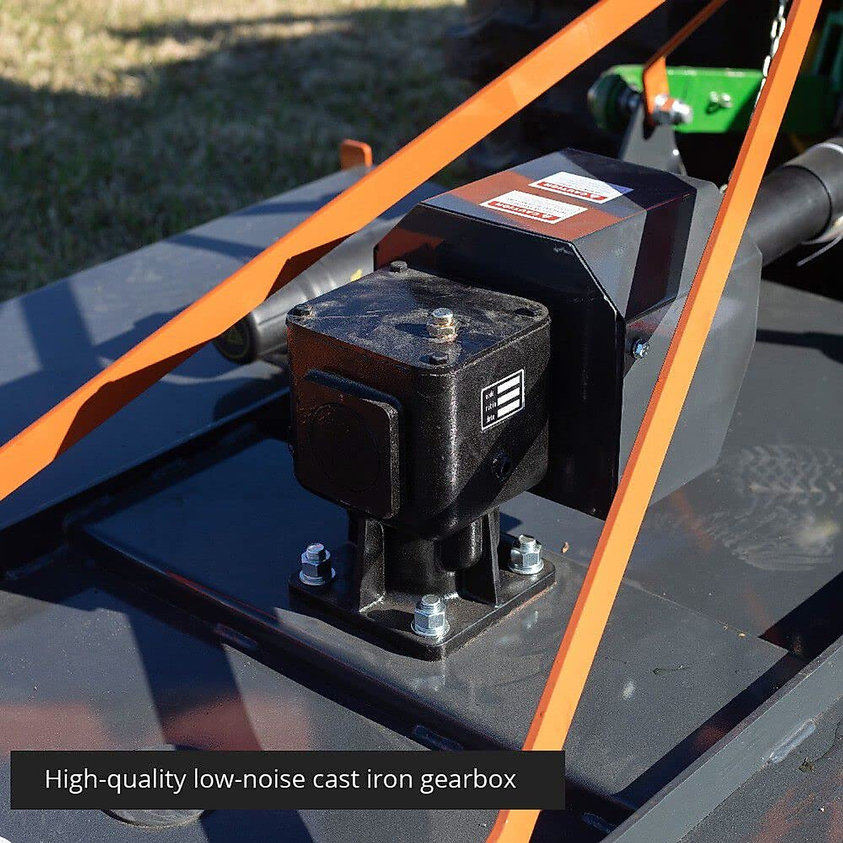 Titan Attachments 5 FT Standard Series Compact Rotary Brush Cutter, Slip Clutch PTO Shaft