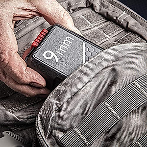 Real Avid 9mm Cleaning Kit for 9mm .357 & .38 Caliber Gun Cleaning | Complete Glock Cleaning Kit & Pistol Cleaning Kit with Bore Brush, Jag, Bore Mop, Cleaning Rod & Gun Cleaning Patches,Charcoal