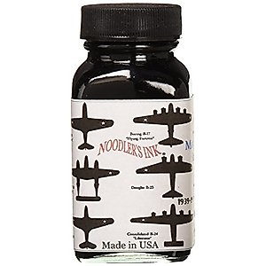 Noodler's Ink Fountain Pen Bottled Ink, 3oz, VMail Midway Blue