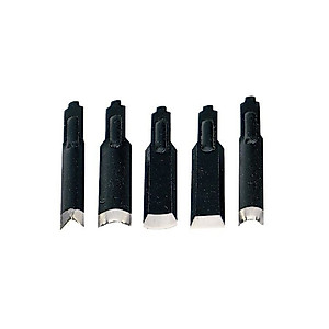 Proxxon 28572 Set of carving knives for SGM & MOS 5 pcs. , Black , 7.28"