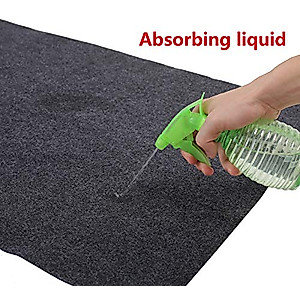Under Washing Machine Mat，Dryer mat—Absorbent/Waterproof，Reduce vibration noise，Prevent water from spilling onto the floor，Home appliance mat，Non-slip Backing，Washable (36" x 36")