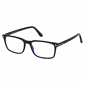 Tom Ford FT 5735-B BLUE BLOCK Shiny Black/Blue Filter 54/17/145 men Eyewear Frame