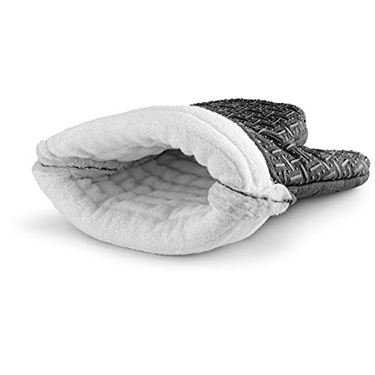 Xlnt Extra Long Oven Mitts (Black) | Teflon EcoElite Water Repellent | Heat Resistant for Oven Cooking, Grill & BBQ | Non Slip Gloves with Teflon EcoElite Finish, Cotton Lining & Hanging Loop