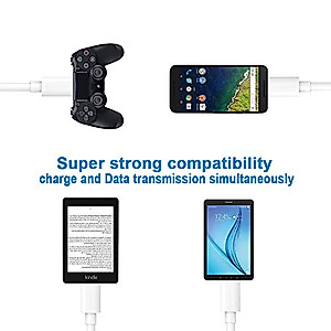 6FT Micro USB Cable Compatible with Fire 6 7 HD 8 10 Older Tablet,Samsung Galaxy Tab A,E,S2,3,4,S 7.0" 8.0" 9.6" 9.7" 10.1",SM-T280/350. USB Charger Charging Cord for Kindle Paperwhite,Oasis,E-Reader