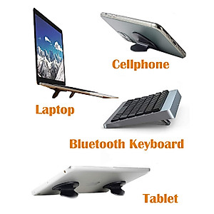 Mini Laptop Stand, Keyboard Riser Stand, Invisible Ergonomic Laptop Holder Stand Riser, Foldable Tablet Pad Phone Stand Lap Cooler for MacBook, Air, Pro, Lenovo, HP More (2PCS)