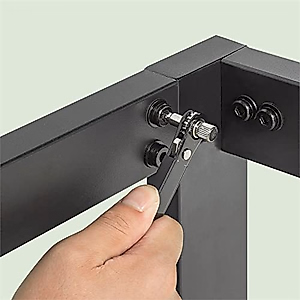 ZINUS Arnav Metal Platform Bed Frame with Headboard / Wood Slat Support / No Box Spring Needed / Easy Assembly, Queen