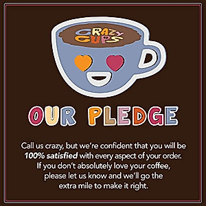Crazy Cups Decaf Single Serve Flavored Coffee for Keurig K cup Brewer, 30 Count