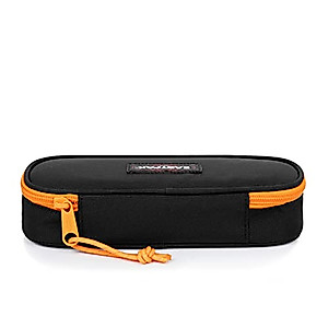 Eastpak Oval Single Pencil Case, 22 cm, Kontrast Grade Orange (Black), Kontrast Grade Orange, 5 x 22 x 9, OVAL SINGLE Pencil Case, 22 cm, Kontrast Grade Orange (Black)