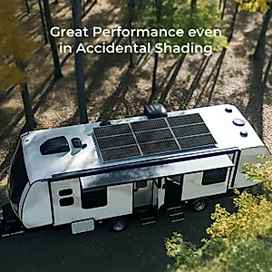 Renogy Solar Panel 200 Watt 12 Volt, High-Efficiency Monocrystalline PV Module Power Charger for RV Marine Rooftop Farm Battery and Other Off-Grid Applications, 200W, Single