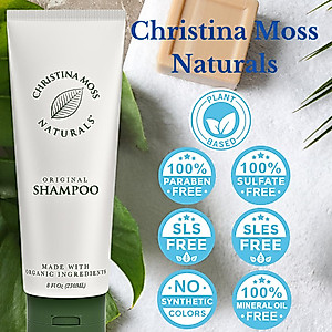 Clarifying Shampoo with Rosemary, Coconut Oil and Aloe Vera for A True Clean, Sulfate Free, Shampoo for Oily, Dry or Curly Hair, for Women and Men