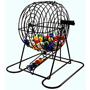 Regal Games - Premium Multicolored Bingo Balls - Easy Read Window - 7/8" - 75 Count - for Large Group Games, Bingo Halls, & Recreational Activities