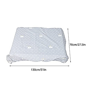 Toddmomy Crib Mattress Topper 5pcssheet Fitted Girls Cover Bed Printed Car Portable Baby Fabric Topper Decorative for Boys Stretchy Mattress Toddler