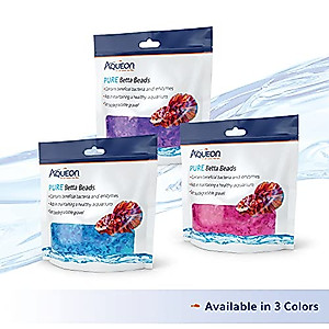 Aqueon Pure Betta Beads, Purple