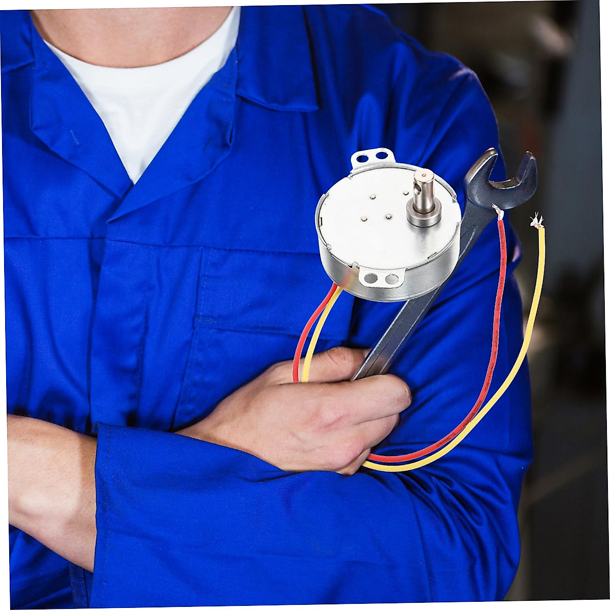 DOITOOL Synchronous Motor Electric Motors Reindeer Motor Slow Animated Pumpkins for Halloween Turntables Motorized Turntable Electric Synchron Motor Gear Copper Electric Fan to Rotate