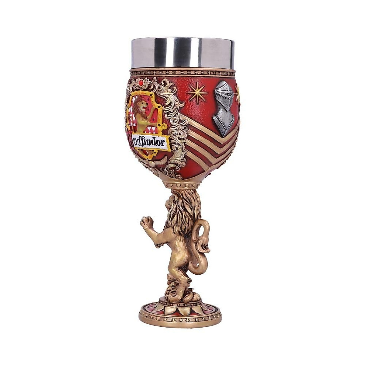 Nemesis Now Harry Potter Goblet, Hand Painted Harry Potter Collectible Chalice, Wizarding Wrold Cup, Ideal Gift for Potterheads - Gryffindor