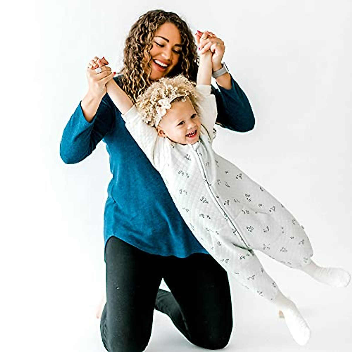 Tealbee DREAMSIE Toddler Wearable Blanket with Sleeves | Baby Sleep Bag Sack with Feet for Walkers and Walking Baby. TOG 0.8 Toddler Sleep Suit to Keep Warm (12M-2T)