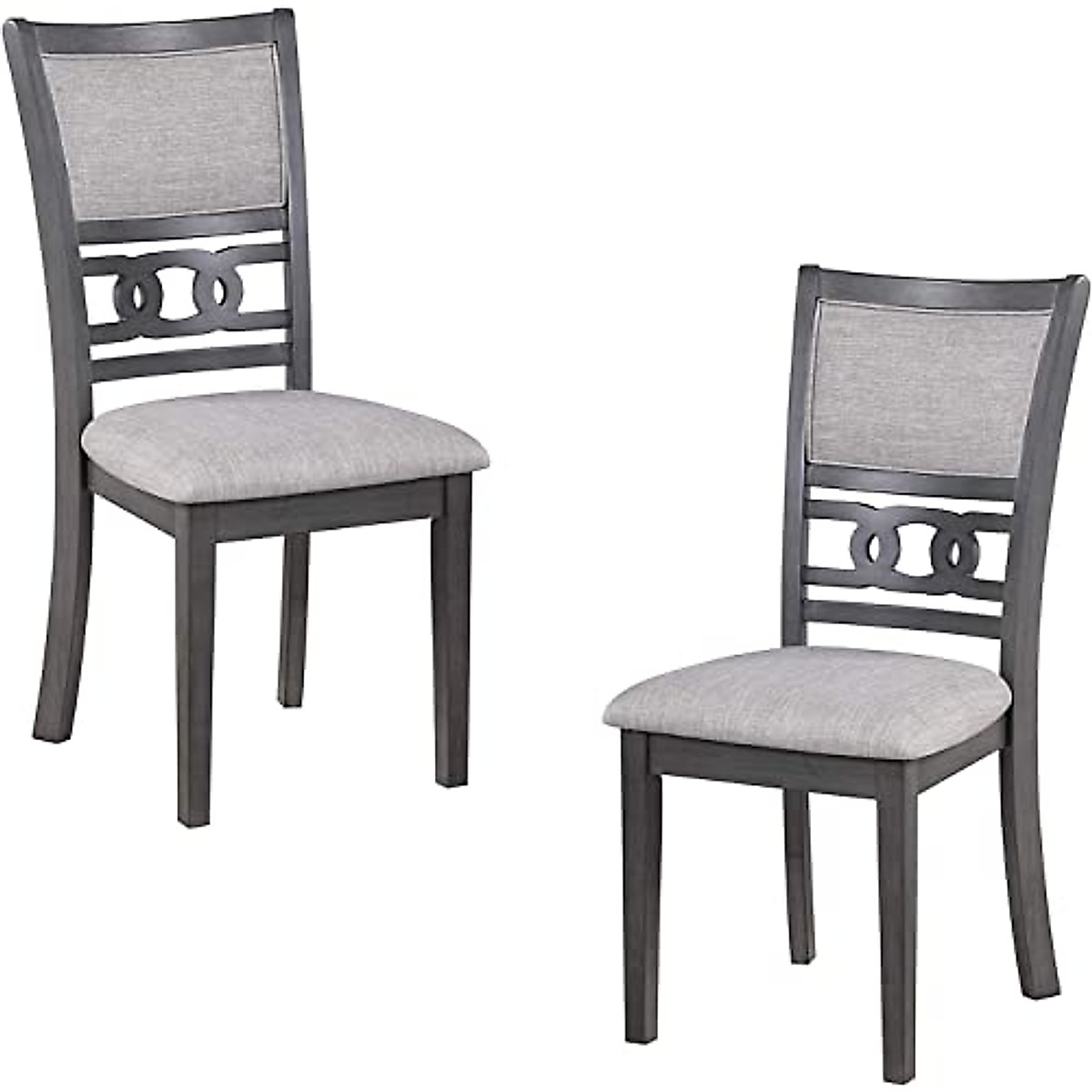 New Classic Furniture Gia Dining Chairs, Set of 2, Gray