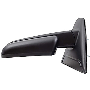 Brock Drivers Left Textured w/Spotter Glass Power Side View Mirror Replacement for BL3Z 17683 BA BL3Z17683BA