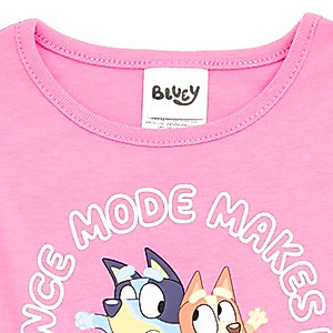 Bluey Bingo Little Girls Tulle Dress Pink 6-6X