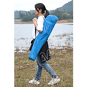 Folding Camping Outdoor Cooler Bag, Blue