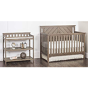 Forever Eclectic Hampton Flat-Top 4-in-1 Convertible Baby Crib
