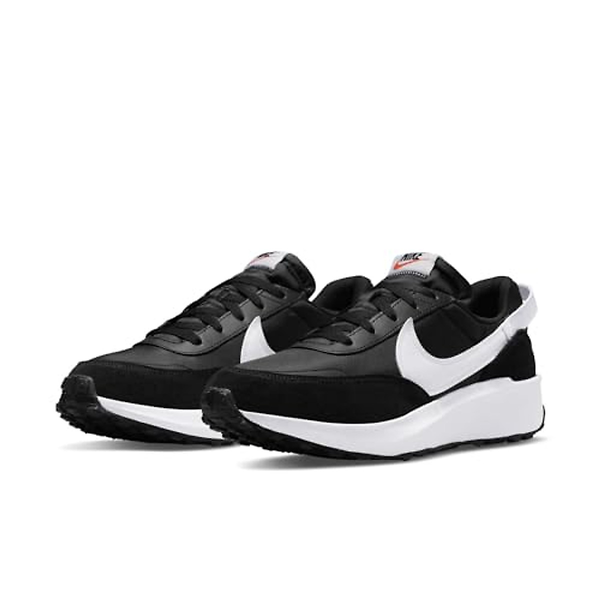 Nike Men's Running Shoes, Black White Orange Clear, 9.5 AU