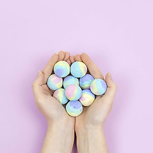 Gift Republic Unicorn Poo Bath Bombs Raspberry Scented Mini Colourful Bath Bombs for Kids Fun Bathtime Fizzies Pampering Gift Set