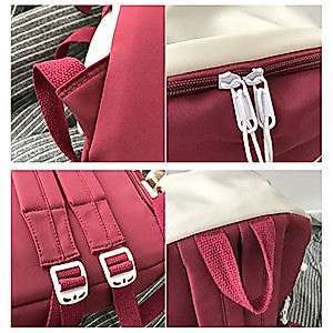 NCDUANSAN Kawaii Backpack with Kawaii Pin and Accessories Cute Kawaii Backpack for School Bag Kawaii Girl Backpack Cute(Blue)