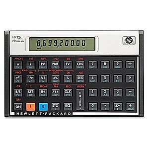 HP F2231AA 12c Platinum Financial Calculator, 10-Digit LCD