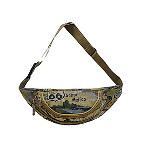 Karriage-Mate Cotton Canvas Tour Bag. Route 66-Theme