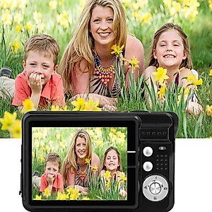 HD Mini Digital Camera, Digital Camera for Kids Teens Students-Travel,Camping,Birthday Gifts