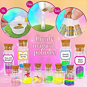 Creative Kids Make & Share Magic Potions | Make Your Own 10 Fairy Potions | Fairy Potions Craft Kit | Magic Toys Kids Potion Making Kit | Gift for 6 7 8 9 Year Old Girl