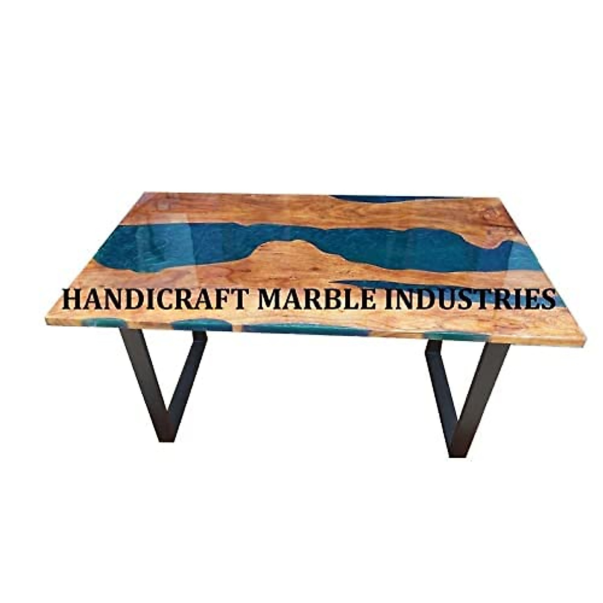 Handmade Epoxy Table Live Edge Wooden Table Epoxy Resin River Table Natural Wood Dining table Natural Epoxy Table Resin Table