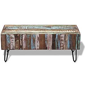 vidaXL Coffee Table Solid Reclaimed Wood 39.4"x19.7"x15"