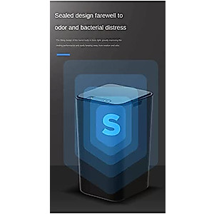 Intelligent Sensor Trash Can with Automatic Flip Cover Household Classification Kitchen Living Room Car Trash Can 12L