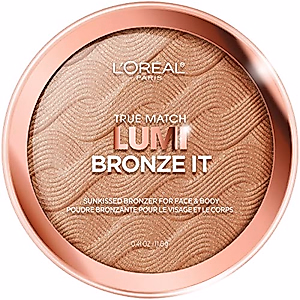 L'Oreal Paris Cosmetics True Match Lumi Bronze It Bronzer For Face And Body, Medium, 0.41 Fluid Ounce