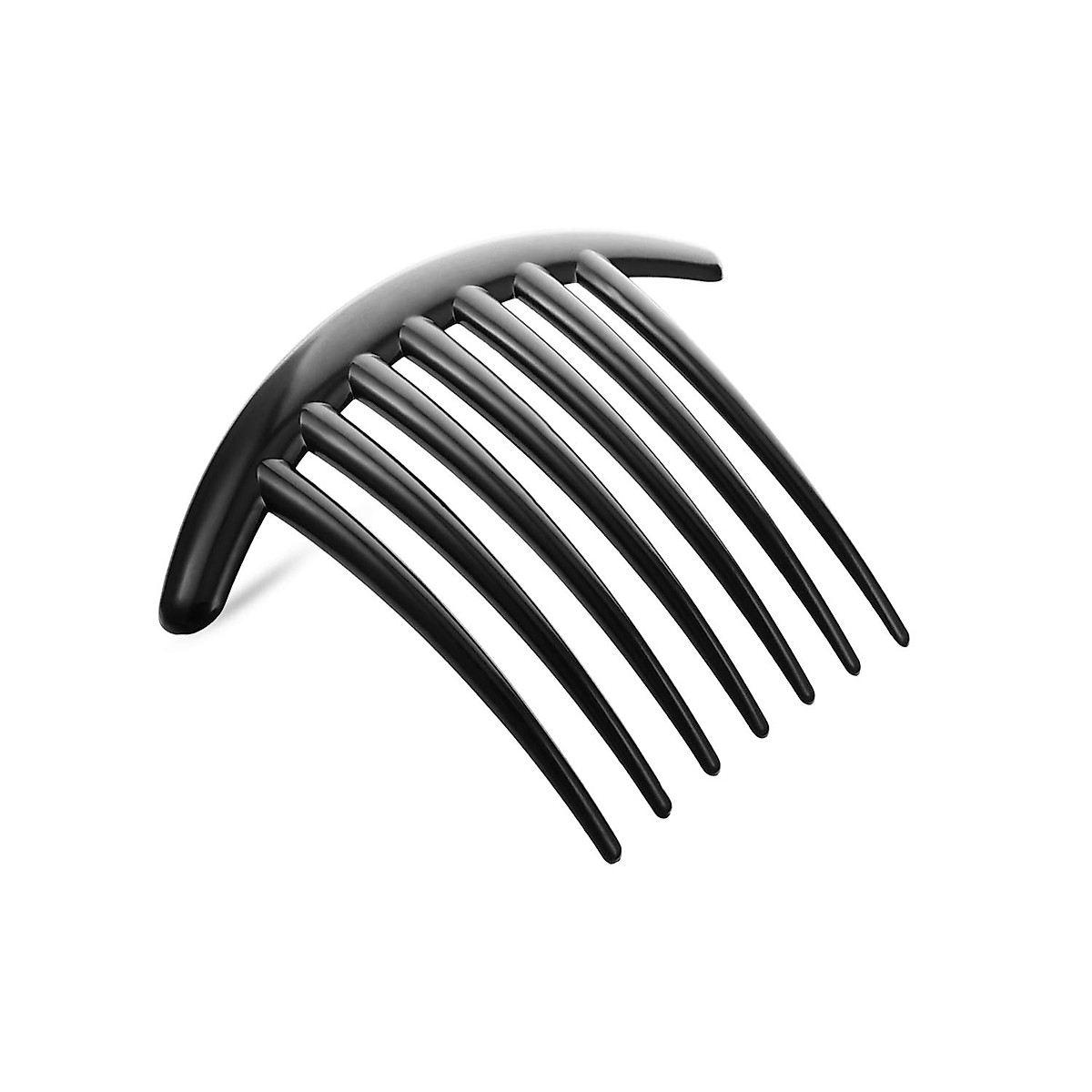 20 Pieces 7 Tooth French Style Twist Comb Plastic Hair Side Combs Hair Accessory for Women (Black and Brown)