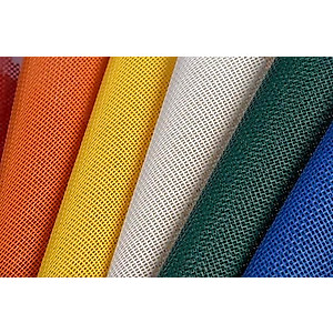 Phifertex Vinyl Mesh Patio Chair Replacement Fabric - Outdoor Fabric by The Yard - Black Vinyl Material, 2 Yards - Outdoor Furniture Repair - Lawn, Sling Chair - Art & Crafts Mesh