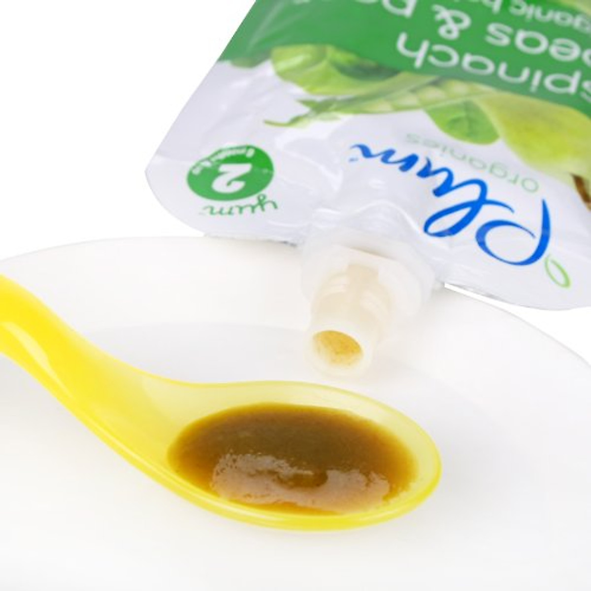 Plum Organics Baby Food, Spinach, Peas & Pear, 4.22-Ounce Pouches (Pack of 24)
