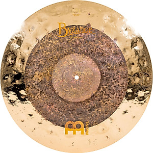 Meinl Cymbals Byzance 19" Dual Crash — Made in Turkey — Hand Hammered B20 Bronze, 2-Year Warranty (B19DUC)