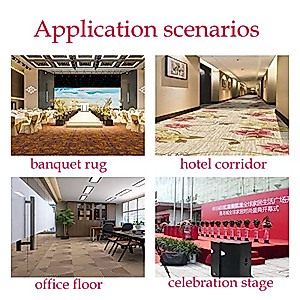 AMOGATO Double Sided Carpet Tape -Rug Grippers Tape for Area Rugs on Hardwood,Carpet Binding Tape Strong Adhesive and Removable,Ideal for Area Rugs or Delicate Hardwood Floors,2ins*22yds,White