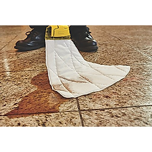 Rubbermaid Commercial Disposable, Highly Absorbant Spill Mop Pads for Spill Mop 2031093, Gray (2017059)(10-Pack)