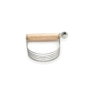Fox Run Wire Pastry Blender, 5", Steel and Wood