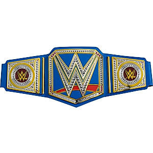 Mattel WWE Championship Title, Live Action Universal Championship Role-Play & Costume Accessory, Kid-Sized Wearable Belt with Adjustment