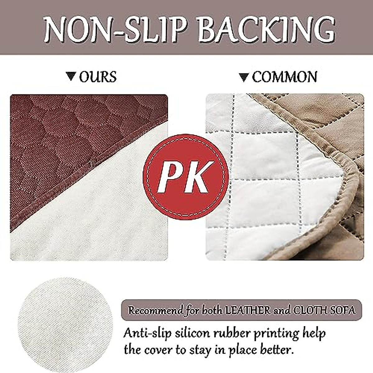 NNSMUN Sofa Armrest Cover, Sofa Protector for Recliner Chair Arm Cover, Pet Dog Couch Covers for Armchair Seat, Living Room Slipcover, Furniture Protector Corner Sofa (Camel,1 Piece (23x35))