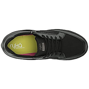 Ryka Women's Victory Wedge Sneaker Black/Black 7.5 M