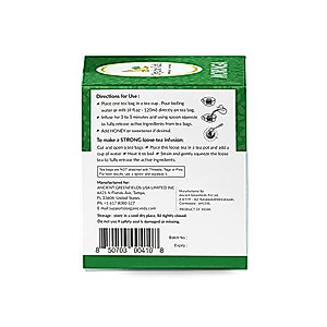 Organic Veda Moringa Tea Bags - 100% Organic Dried Green Moringa Tea Leaves - Caffeine Free Moringa Herbal with Vitamins, Antioxidants - Support Digestion, Immune System - Vegan, No Gluten - 28 count